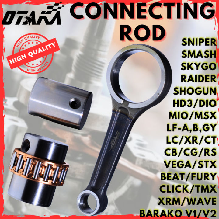 CONNECTING ROD FOR BEAT/BARAKO/WAVE/CLICK/FURY/MIO/RAIDER/SHOGUN/TMX ...