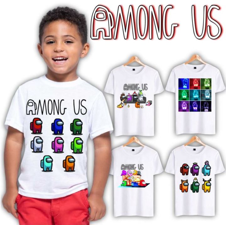 AMONG US KIDS Shirt anime graphic T-SHIRT 0 to 12 years old MM | Lazada PH