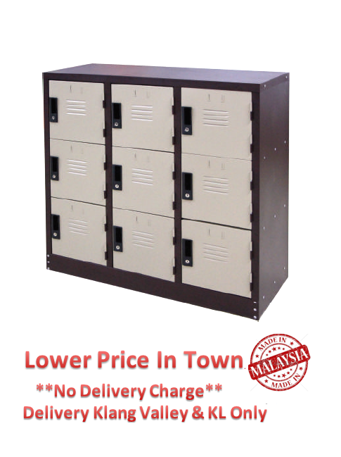Steel Locker | Half Height 9 Compartment Steel Locker | Lazada
