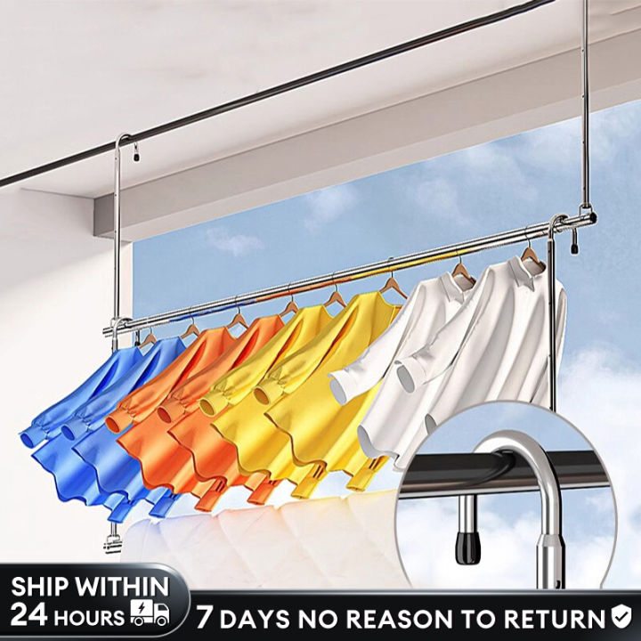SHEEPER Cloth Drying Rack Retractable Sampayan Stainless Steel Clothes ...