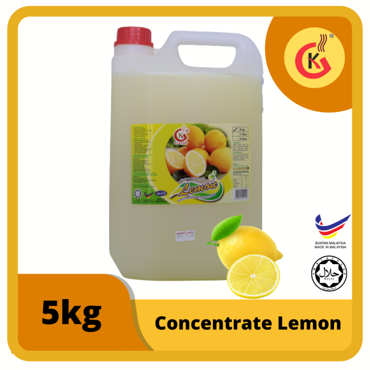 Jus Pekat Lemon 5KG/4L || 5KG Lemon Juice Concentrate | Lazada
