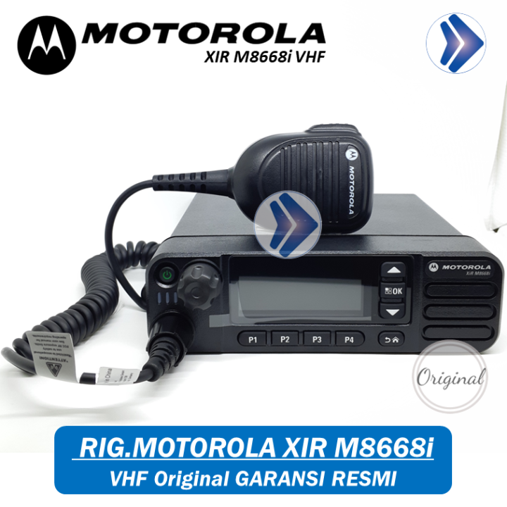 RADIO RIG MOTOROLA XIR M8668I VHF 45WATT ORIGINAL M8668I RADIO RIG VHF ...