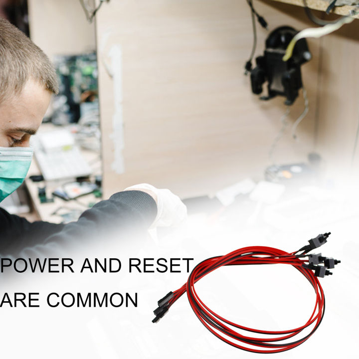 Universal Power Line Motherboard Reset On/Off Button Replacement Switch ...