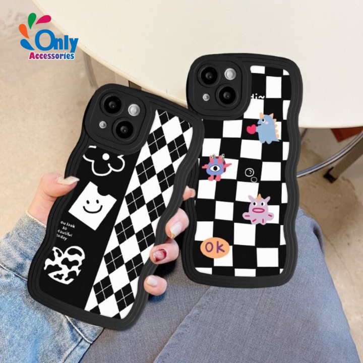 OAC Softcase Gelombang motif SS804 catur smile Casing hp untuk XIAOMI ...