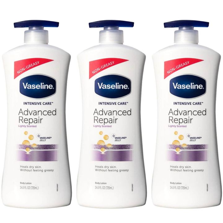 (BUNDLE OF 3) VASELINE INTENSIVE CARE ADVANCED REPAIR LOTION 725ML ...
