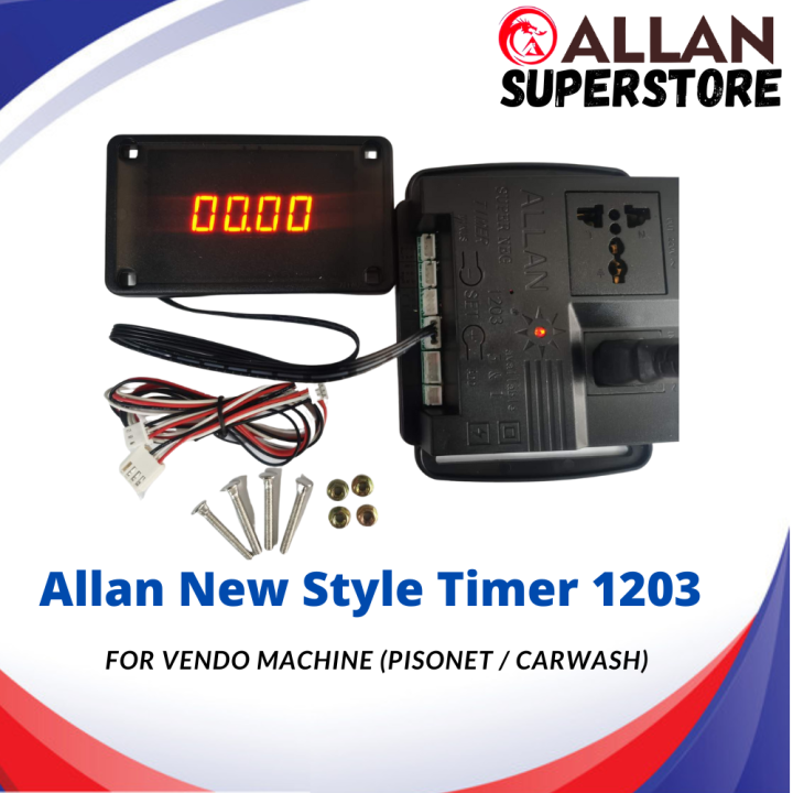 Allan Superstore New Style Timer 1203 for Pisonet / Carwash / Vending ...