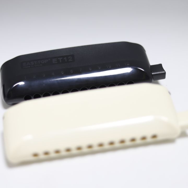 EAST TOP Chromatic Modern Harmonica ET-12 key of C for Beginners and ...
