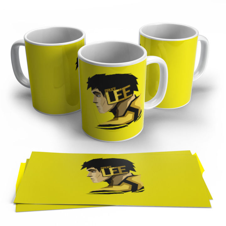 MUG BRUCE LEE KADO GELAS BRUCE LEE CANGKIR Film PRINT CUSTOM MUGNIFY ...