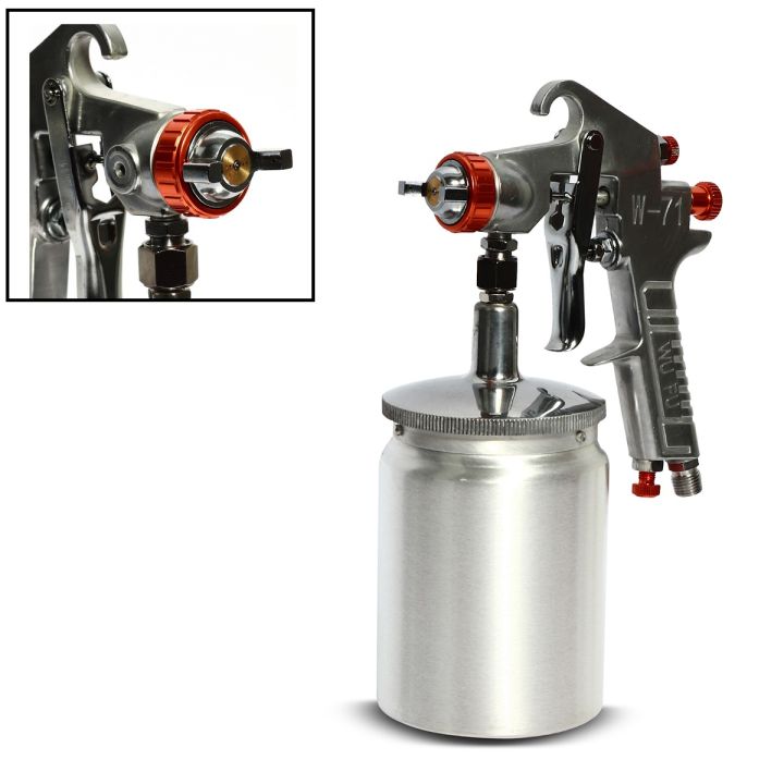 WUFU กาพ่นสี กาล่าง ขนาดหัวฉีด 1.5 มม. รุ่น W-77S ความจุถ้วยสี 1000 มล., F-75S ความจุถ้วยสี 850 ...