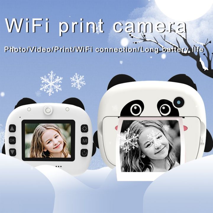 Portable Children Instant Thermal Print Camera 2.4Inch Screen 1080P ...