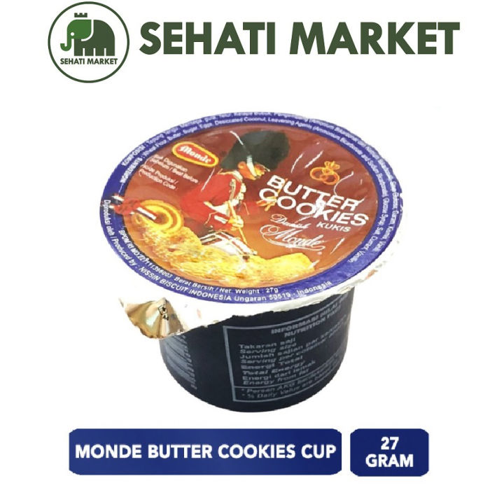 MONDE BUTTER COOKIES KUKIS CUP 27g | Lazada Indonesia