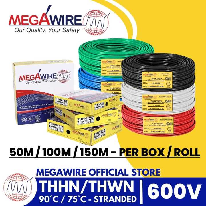 THHN / THWN 90°C/75°C WIRE - 600V -STRANDED - Box / Roll | Lazada PH