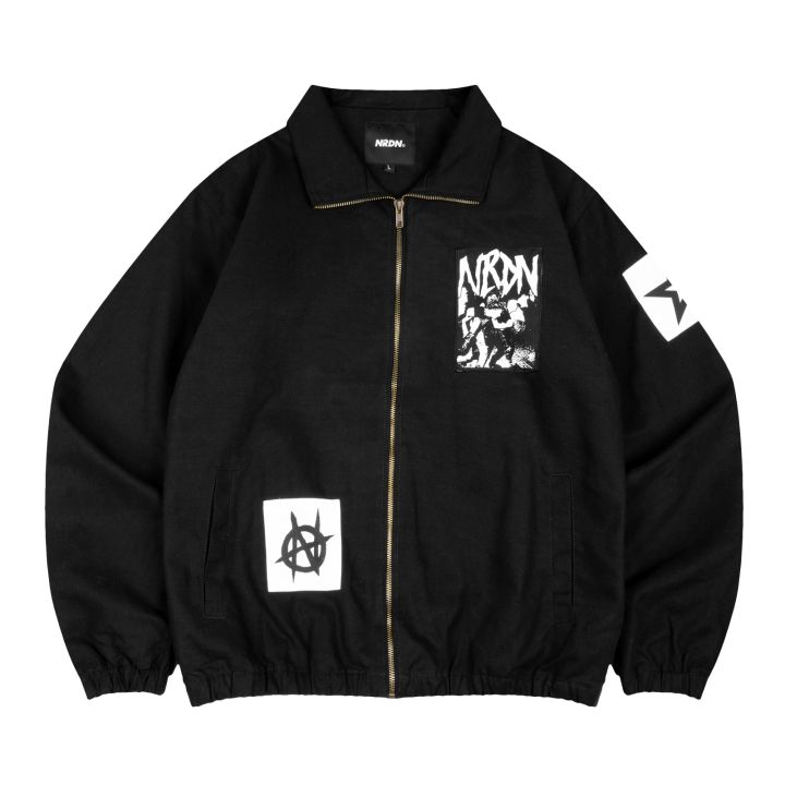 NRDN Clothing Jaket BLAZE BOXY WORK JACKET BLACK | Lazada Indonesia