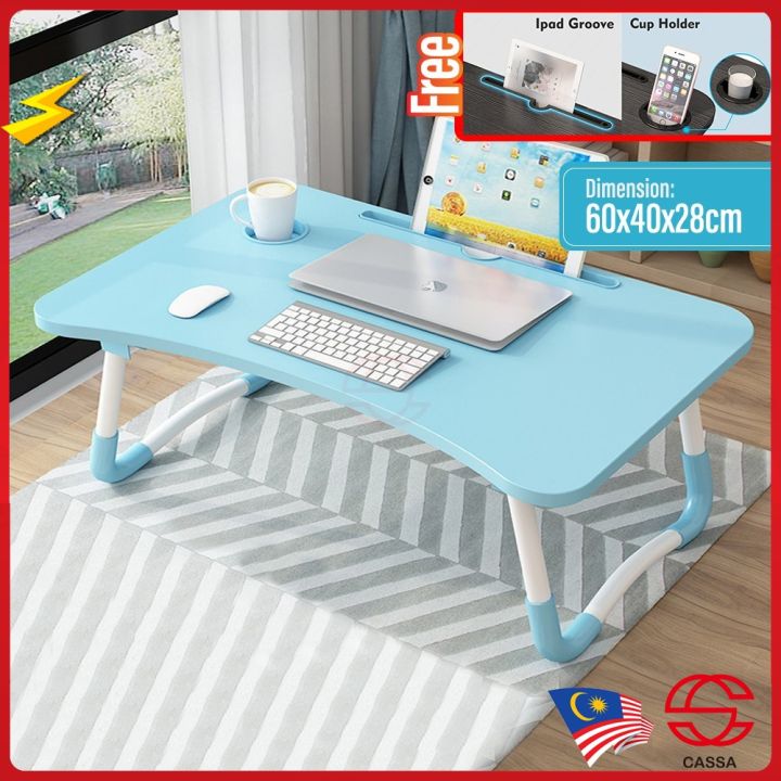 (Add + Cup Hole + Tablet Hole)Cassa Toyo Foldable Bedside Sofa Side ...