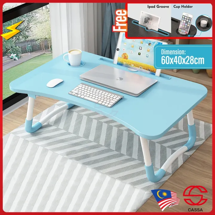 (Add + Cup Hole + Tablet Hole)Cassa Toyo Foldable Bedside Sofa Side ...