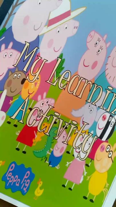 MY LEARNING ACTIVITY BOOK (PEPPA PIG) 60PAGES MORE | Lazada PH