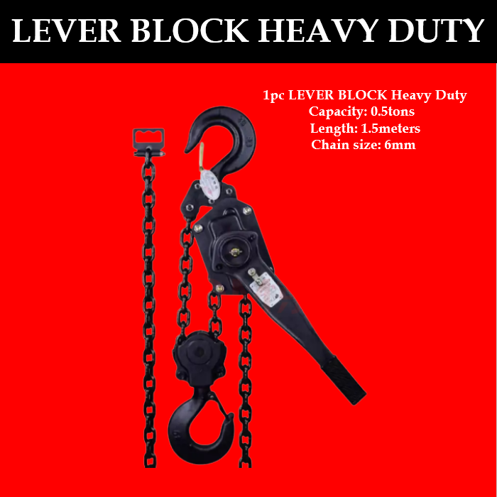 TOYU 0.25T -6T LEVER BLOCK (Heavy Duty) Durable high quality block ...