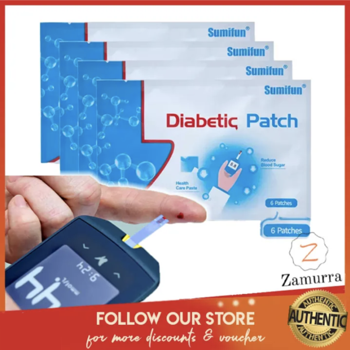 100% AUTHENTIC SUMIFON Diabetic Patch Original 6 Patches, Stabilizes ...