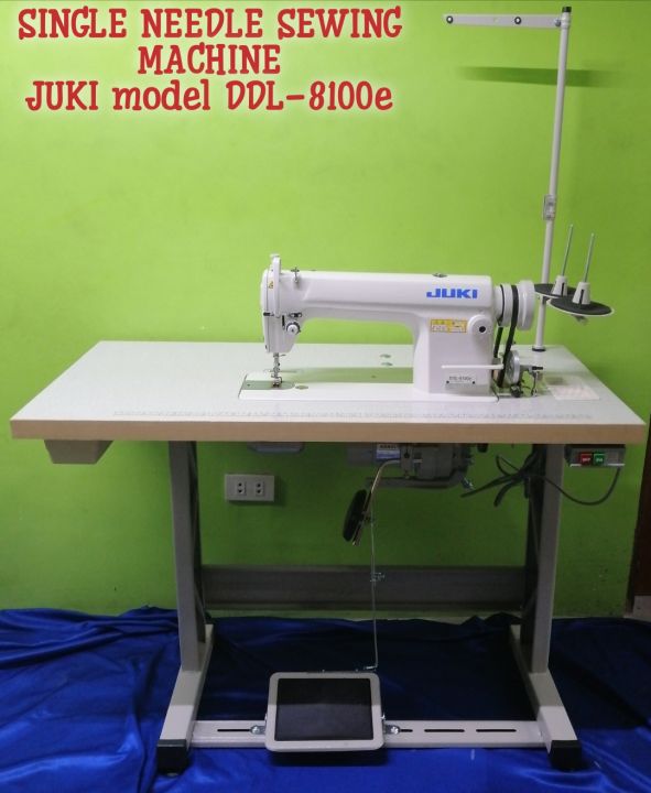 MACHINE/JUKI MODEL DDL-8100e SINGLE NEEDLE INDUSTRIAL SEWING MACHINE (BRAND NEW) WITH SERVO ...