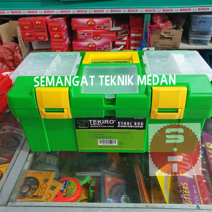 TB905 0205 TOOL BOX TOOLBOX KOTAK PERKAKAS PLASTIK PVC TEKIRO 0205 | Lazada Indonesia