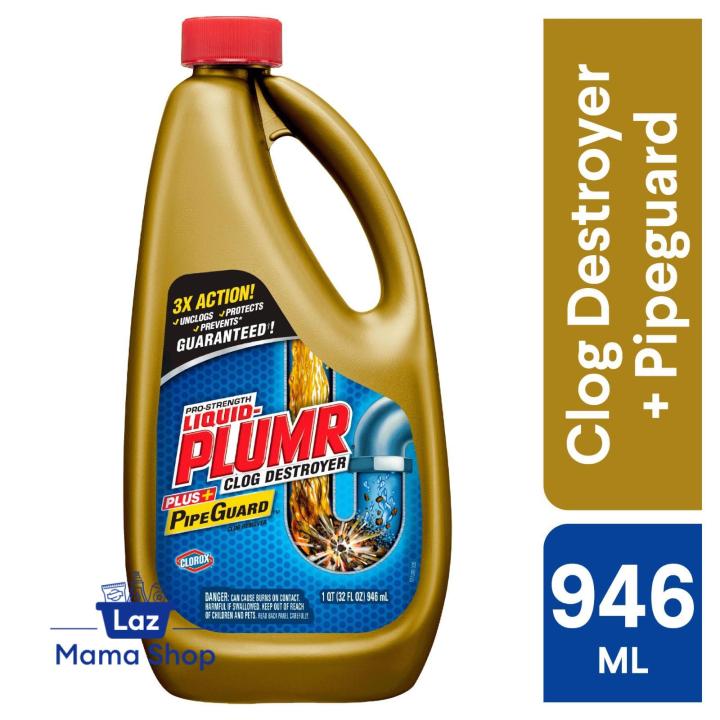 Clorox Liquid-Plumr Sink & Drain Declogger - Pipe Guard 946ML (Laz Mama ...