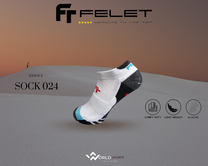 FELET SPORT SOCKS ( 100% ORIGINAL )(one pair) | Lazada