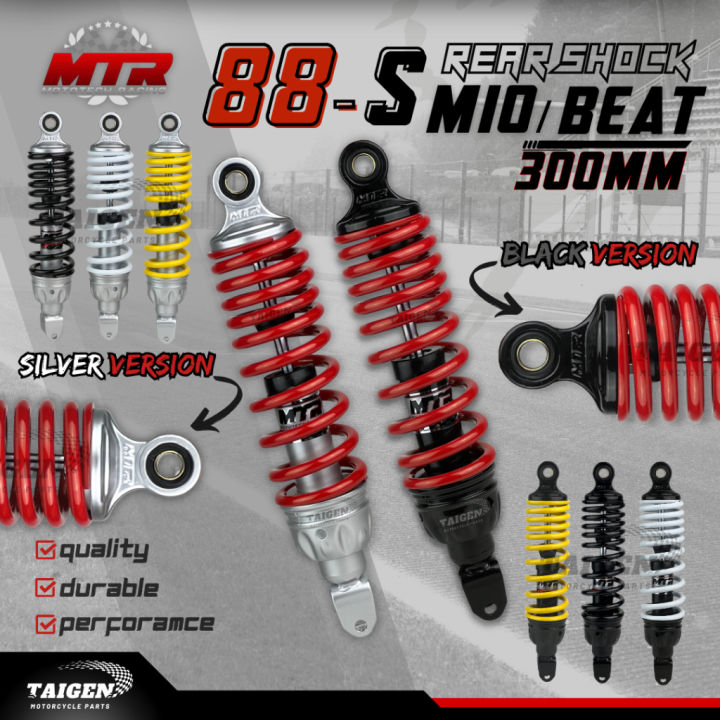 MTR Motorcycle Rear Shock A2 Series 300mm Mio Sporty M3 Mio i125 Fino ...