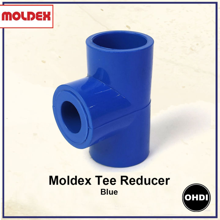 MOLDEX Blue Fittings PVC Tee Reducer Potable Water Piping System ...