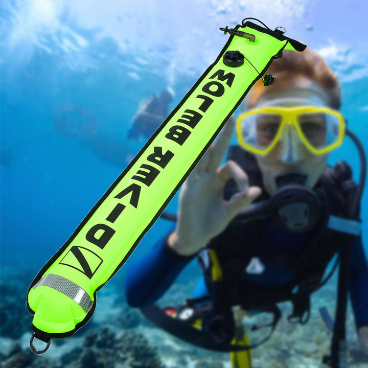 Keenso 4FT Marker Buoy Dive Flag Inflatable Marker Diving Marker SMB ...