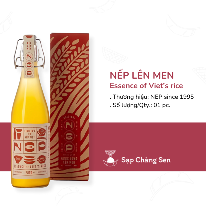Nếp lên men: Nước uống lên men vị nguyên bản 1,7% (NEP since 1995 ...