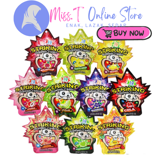 [MT] Striking Pop Popping Candy 15gm x 1pkt | Lazada