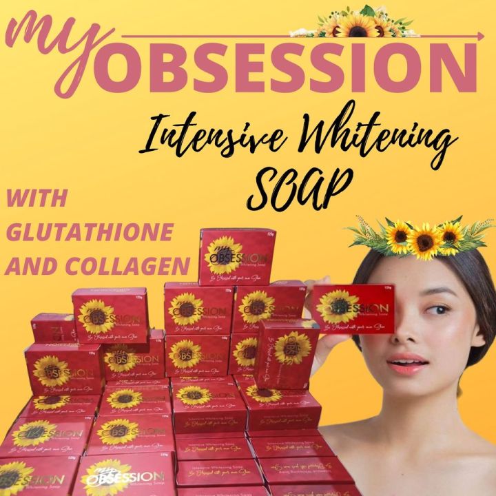 AUTHENTIC MY OBSESSION 3 in1 INTENSIVE WHITENING BEAUTY SOAP 2pcs ...