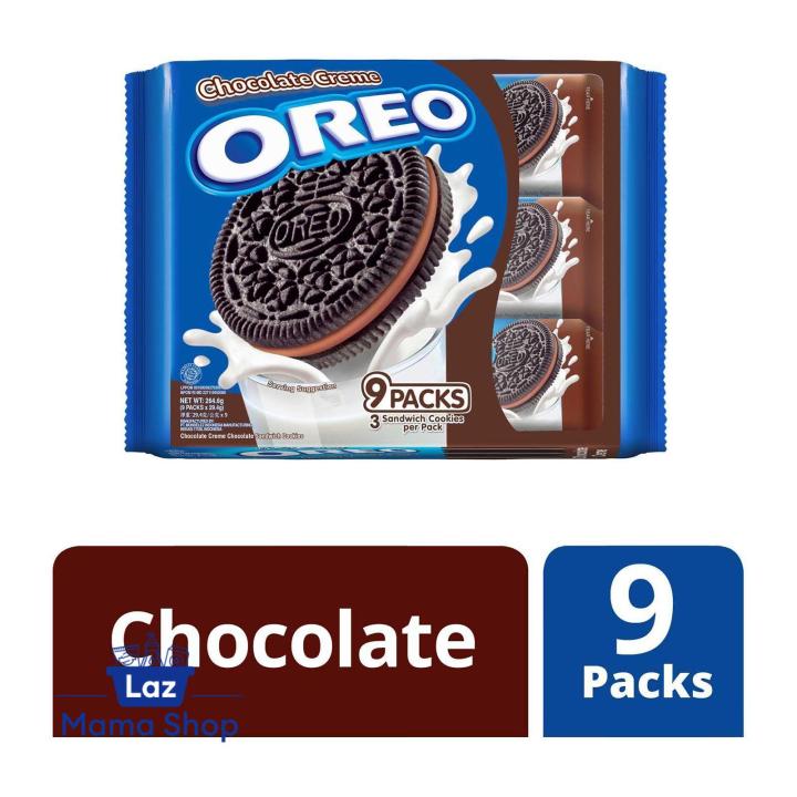 Oreo Chocolate Cream Filled Chocolate Sandwich Cookies Multipack (Laz Mama Shop) | Lazada Singapore