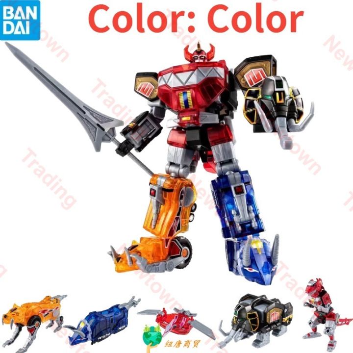 【In Stock】Bandai Original Super Sentai Shokuku SMP Dino Sentai Megazord ...