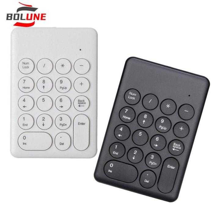 BOLUNEA Mini For Laptop Notebook Tablets 18 Keys 2.4G Wireless Numpad Digital Keyboard Numeric ...