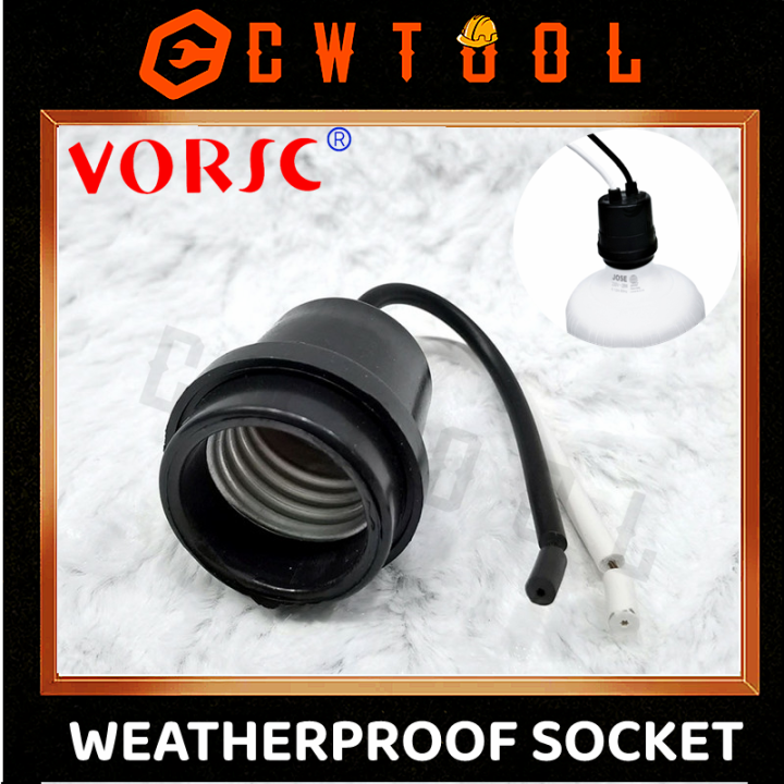 VORSC Weatherproof Socket Rubber Receptacle Socket Outdoor Weather ...