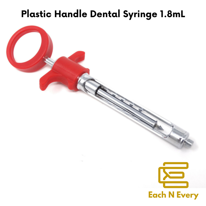 Aspirating Dental Syringe Color Coded One Ring Dental Self Aspirating ...