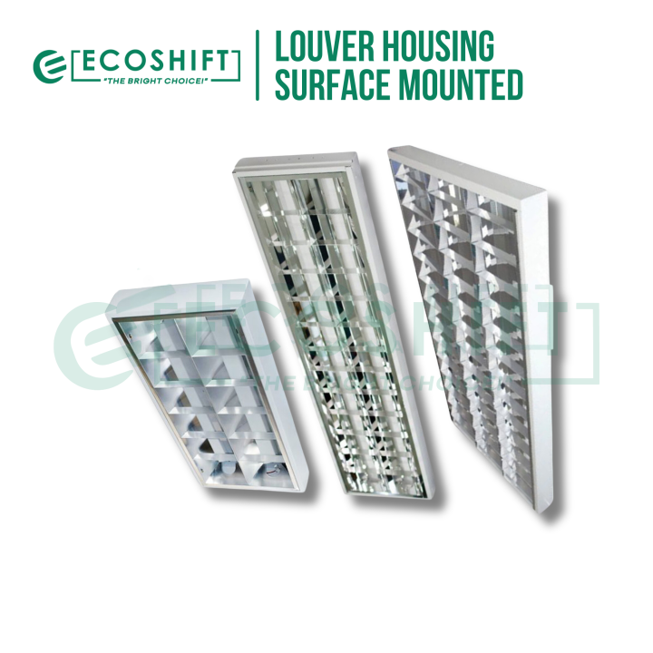 Ecoshift LED Louver Housing Surface Mounted | Lazada PH