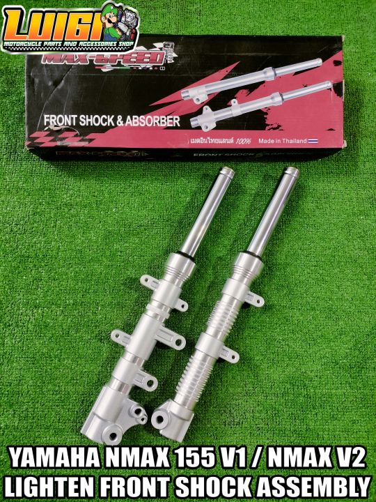 MAX-SPEED YAMAHA NMAX 155 V1 / NMAX 155 V2 LIGHTEN FRONT SHOCK ABSORBER ASSEMBLY 100% THAILAND ...