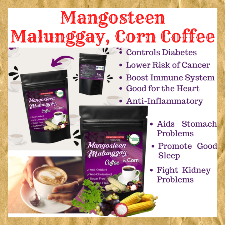 Mangosteen Malunggay Corn Coffee 100g Organic Antioxidants Anti ...