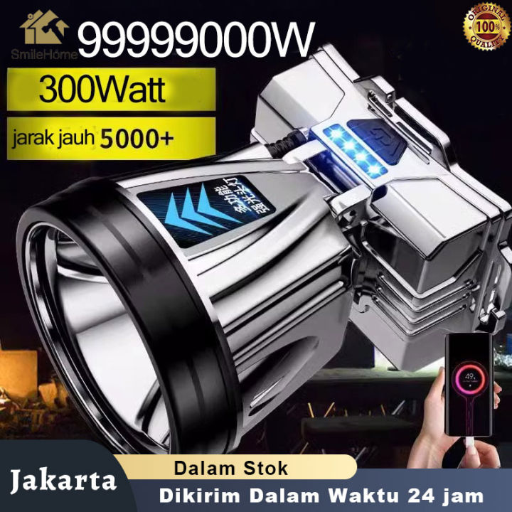 LED Headlamp 500Watt Penerangan terus menerus selama 800 jam senter super terang lampu depan ...