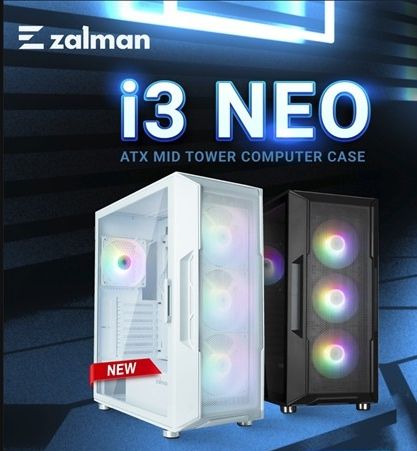 Zalman Computer Case I3 Neo Black RGB ATX MID - Tower เคสคอมพิวเตอร์ ...