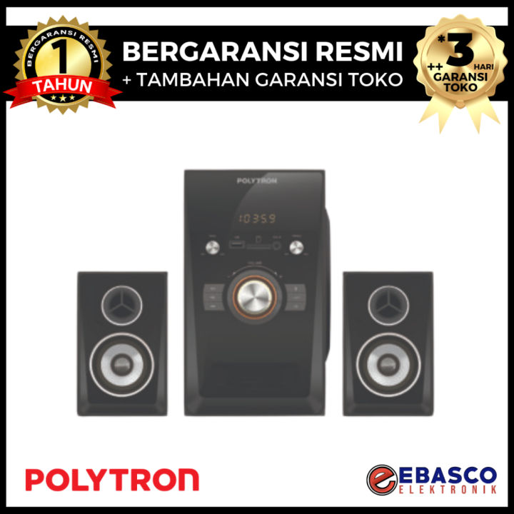 POLYTRON Speaker PMA 9501 - Speaker Aktif Super Bass Dengan Bluetooth ...