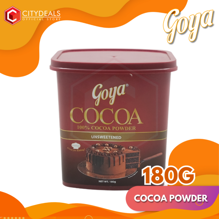 Goya 100% natural Cocoa Powder Unsweetened For Baking 180g GCCP-180G ...