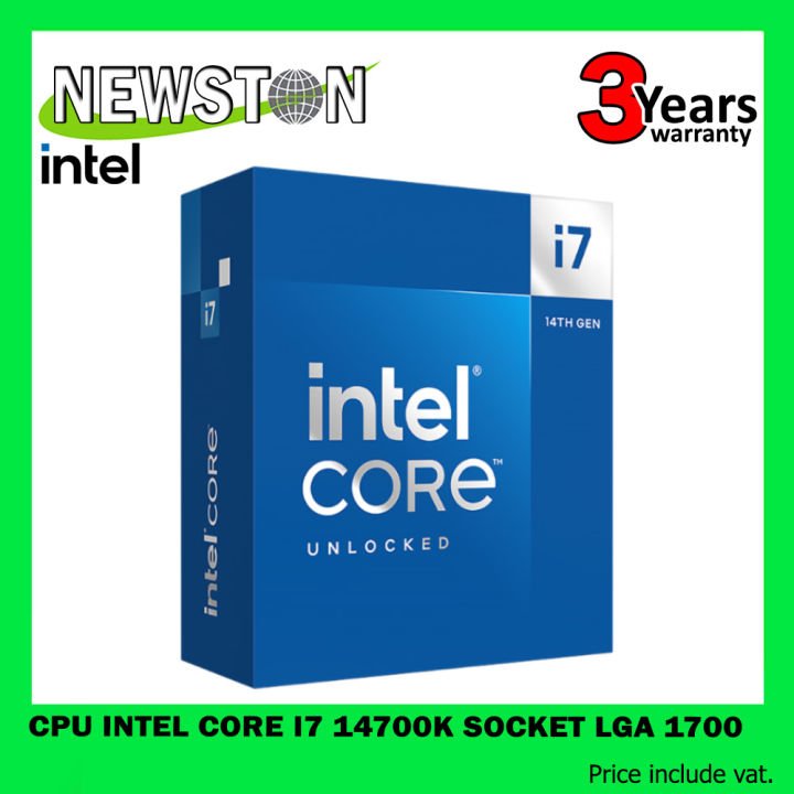 [In stock] Promotion CPU (ซีพียู) INTEL CORE I7 14700K (LGA 1700) (3Y ...