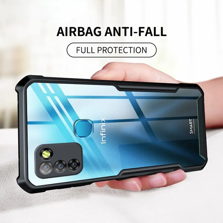 For Infinix Smart 5 Phone Case【 Beetle Series】Transparent Blade Back ...