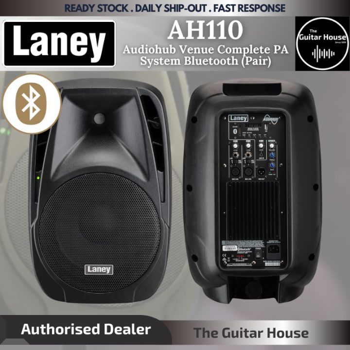 Laney AH110 Audiohub Venue Complete PA System Bluetooth 1 Pair(AH-110 ...