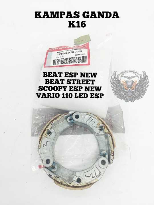 ORI 100% KAMPAS GANDA KOPLING HONDA AHM BEAT ESP NEW SCOOPY VARIO 110 ...