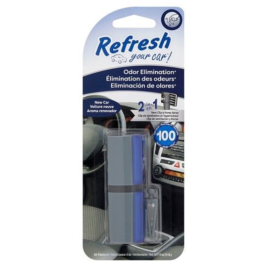 Refresh Your Car! 2-in-1 New Car Vent Clip & Pump Spray Air Freshener ...