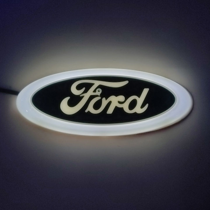 LED Light Logo For Ford，Car Front Rear Logo Modified LED Emblems Badge ...